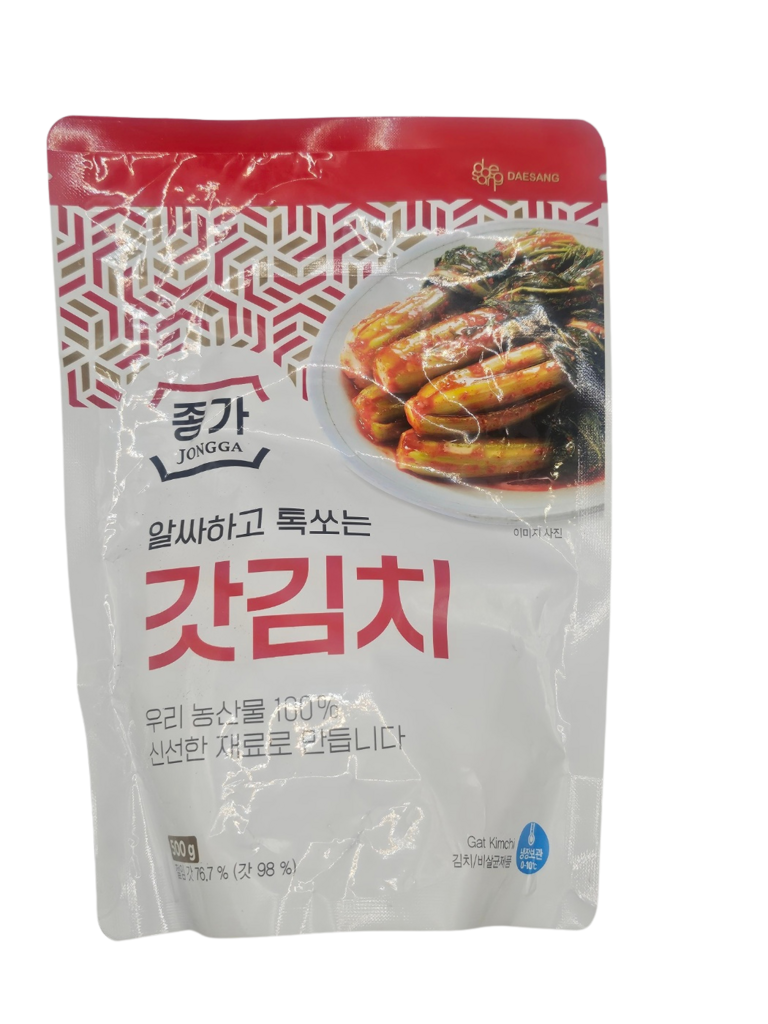 KOREA CONNECTIONS PTY LTD - Gat Kimchi (Mustard Leaves Kimchi) 500g ...